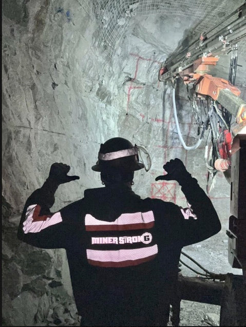 Miner Strong | Grey Reflective Hooded Sweatshirt with Hi Vis Orange ...